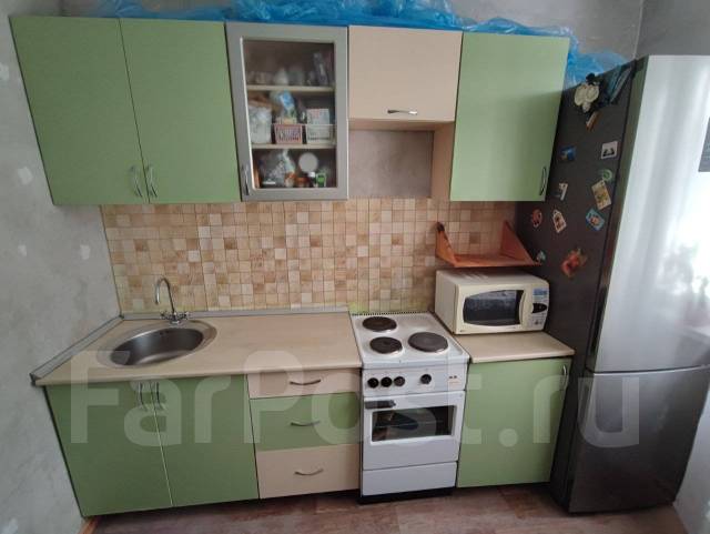 Кухонный гарнитур, б/у, в наличии. Цена: 9 000₽ во Владивостоке