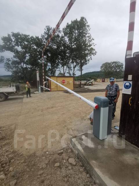 Установка шлагбаума. Автоматический шлагбаум под ключ во Владивостоке