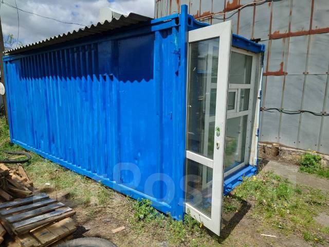 Блок-контейнер бытовка киоск, б/у, в наличии. Цена: 165 000₽ в Хабаровске