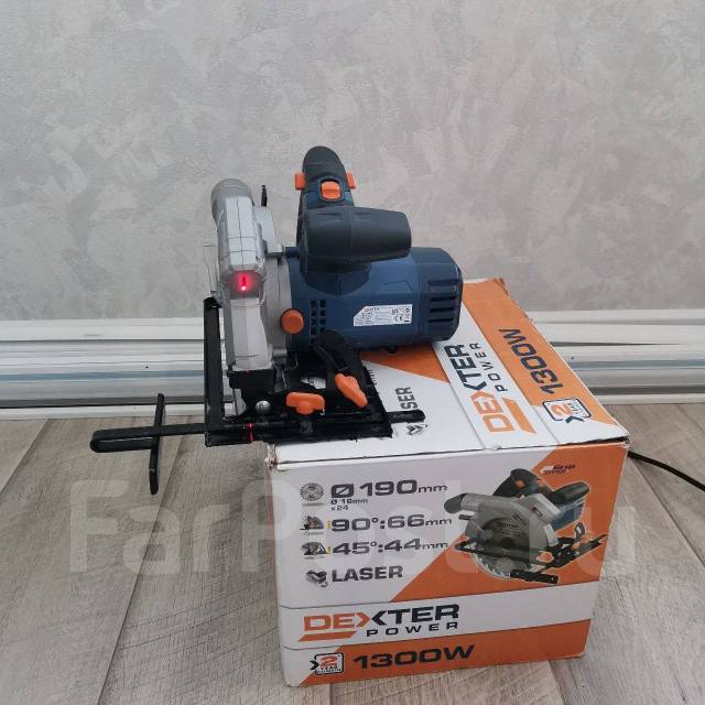 Пила циркулярная Dexter Power NC1300CS мощностью 1300 Вт, б/у, в ...