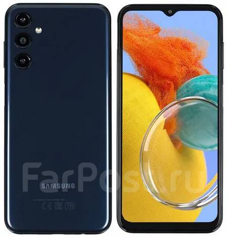 Смартфон Samsung Galaxy M14, 64 гб, 6.60", 3G, 4G LTE, Dual-SIM, новый ...