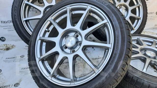 Фирменные литые диски Enkei Rivazza, 17", 1 шт, 5x100, 4 шт, б/у, в ...