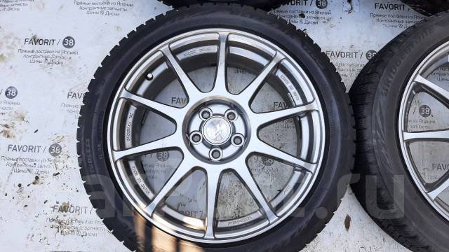 Фирменные литые диски Enkei Rivazza, 17", 1 шт, 5x100, 4 шт, б/у, в ...