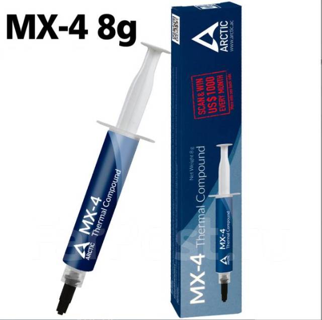 Термопаста Arctic MX-4 8g (8.5 Вт/(м·K, в наличии. Цена: 950₽ во ...