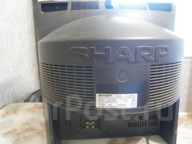 ТV Sharp CV - 2195RU. Всё Работает, CRT (ЭЛТ), 21", б/у, в наличии. Цена: 699₽ во Владивостоке