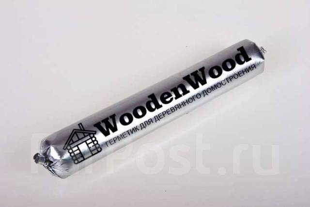Герметик акриловый для дерева WoodenWood PROF. Теплый шов, в наличии ...