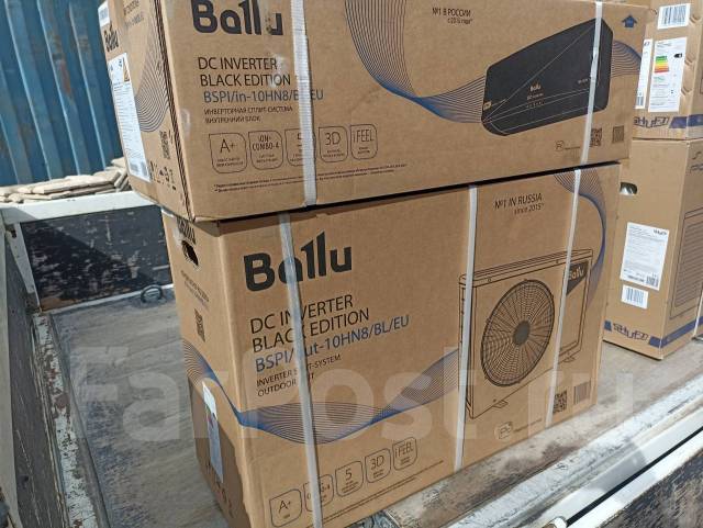 Кондиционер инверторный Ballu BSPI-10HN1/BL/EU 29 м2 Черный Красавец ...
