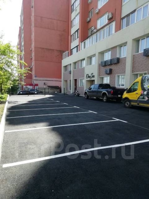 Нанесение дорожной разметки от 50 рублей за м/п. Разметка паркингов во ...