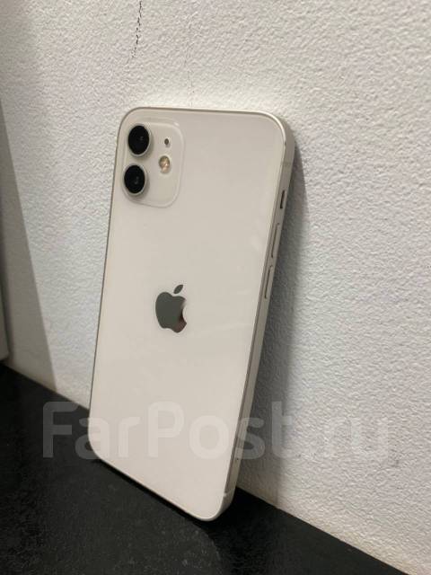 iPhone 12, 128 гб, моноблок, белый, 4G LTE, 5G, Защищенный, NFC, б/у, в ...