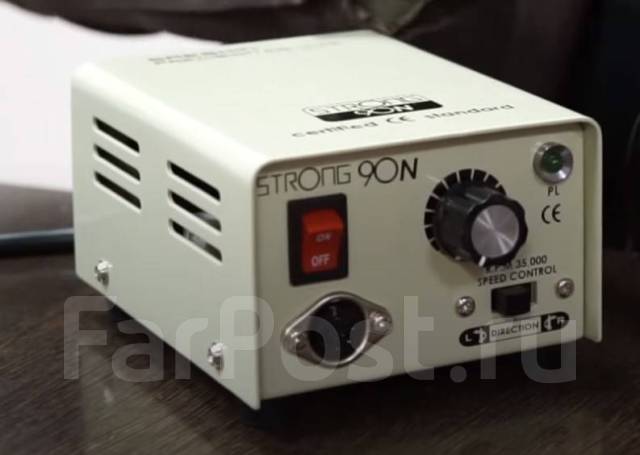 Блок с педалью Strong 90N аппарат для маникюра. Оригинал. Корея. Новый ...