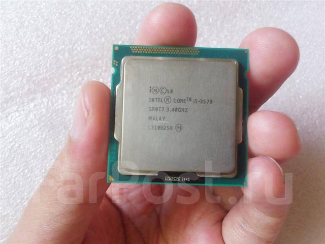 Процессор intel core i5 3570, новый, в наличии. Цена: 2 500₽ во ...