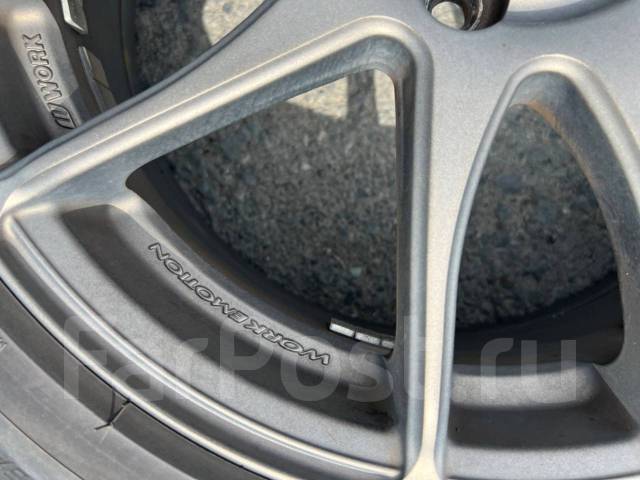 WORK Emotion 16" 4*100 на летней резине 185/55/16, 1 шт, 185 мм, 55 ...