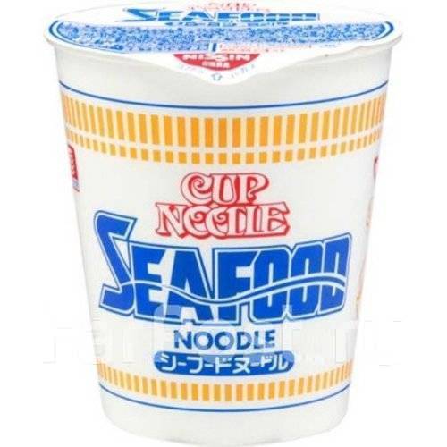 Японская лапша Cup Noodle Nissin,75 гр. Оригинал, Япония, в наличии ...