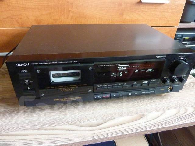 Кассетная дека Denon DR-70. Топовая, б/у, в наличии. Цена: 45 000₽ во ...