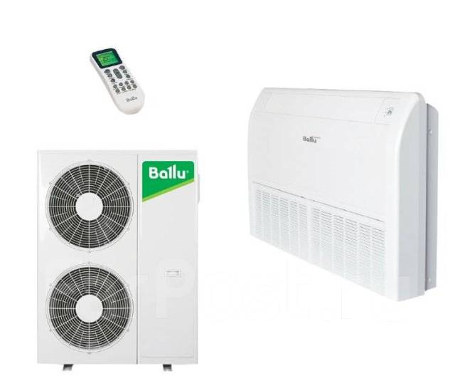 Кондиционер напольно-потолочный Ballu BLC_CF-36HN1 на 100 кв. м, 100 м², новый, в наличии. Цена ...