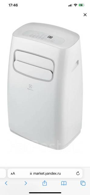Напольный мобильный кондиционер, Electrolux, On-Off, моноблок, 25 м², б ...