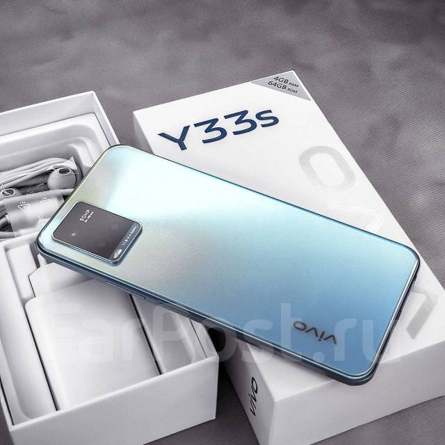 VIVO Y33S 4ГБ+64ГБ Ростест! Midday Dream! NFC! +BT наушники, 64 гб, 6. ...