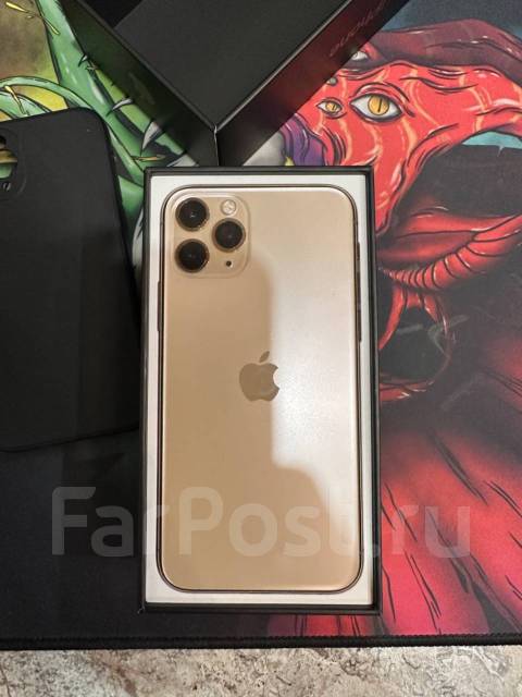 Продам iPhone 11 Pro 256 Gb, 6.10", моноблок, золотой, 3G, 4G LTE, Dual ...