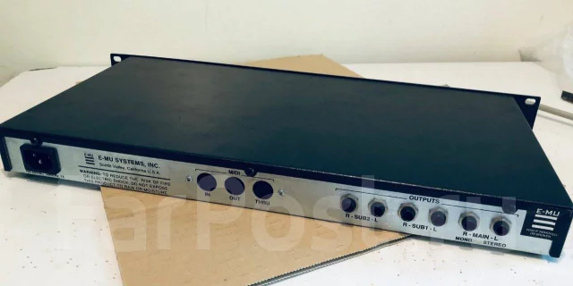 Синтезатор EMU Ultra Proteus 9060 sound module 1U + 6 extra Sysex lyb ...