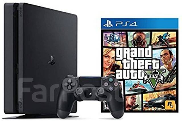 Sony PlayStation 4 новый +ИГРА Gta5 12 мес гарантии Приставкин, в наличии. Цена: 33 000₽ во ...