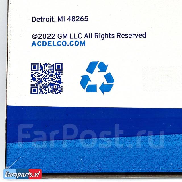 Фильтр салона General Motors. AC Delco. Cadillac, Chevrolet. 13508023 ...