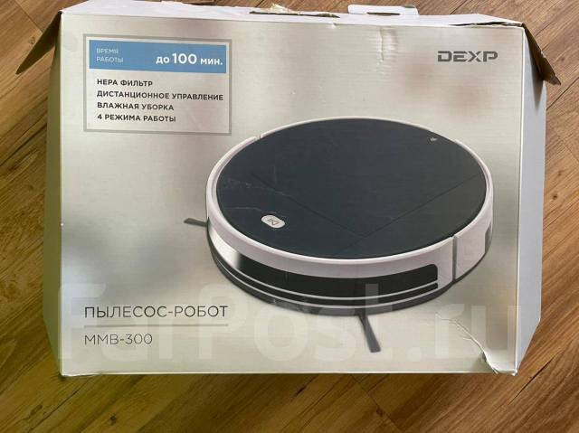 Робот пылесос моющий DEXP MMB-300, б/у, в наличии. Цена: 3 000₽ в Уссурийске