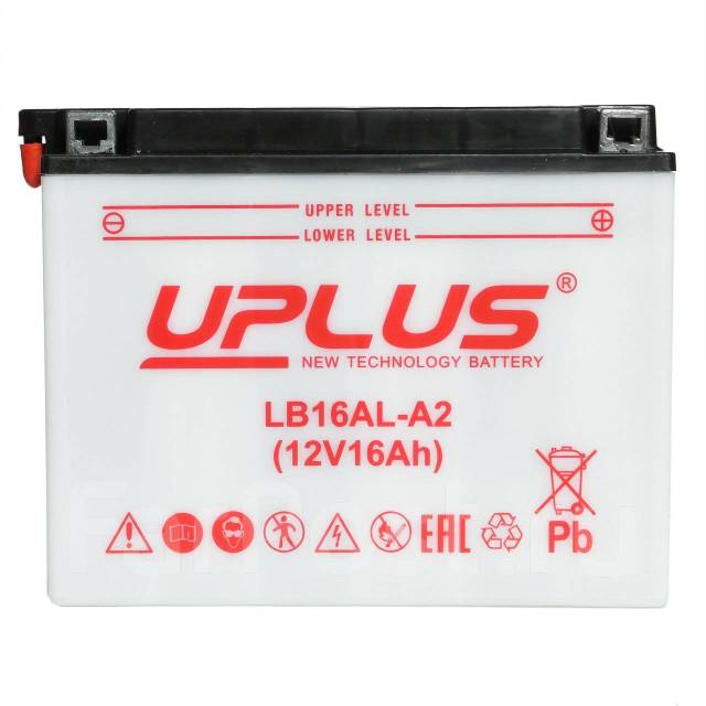 Мото аккумулятор WET/SLI Leoch Uplus LB16AL-A2 (Кислотный) 16 ампер ...
