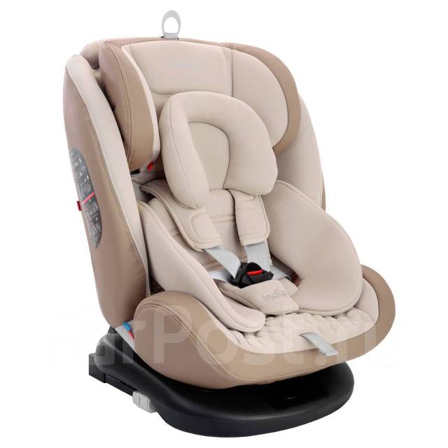 Автокресло Indigo AERO PRO Isofix (0-36 кг) бежевый, новый, под заказ ...