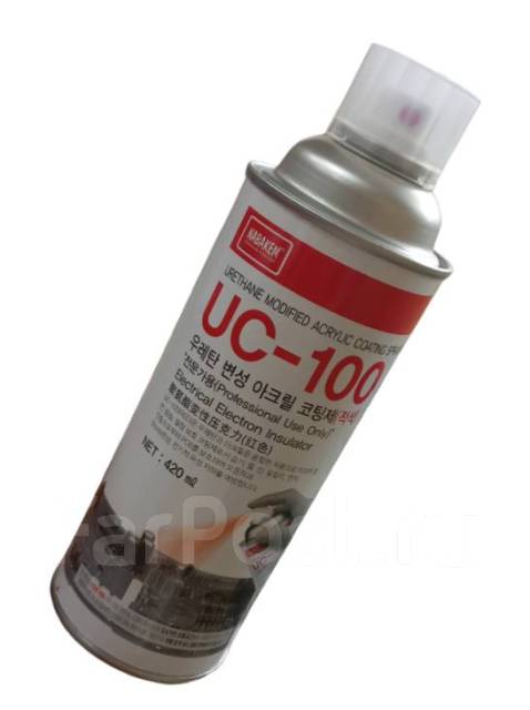 UC-100 Nabakem RED лак спрей полиуретановый электроизоляционный 420ml, в наличии. Цена: 2 470 ...