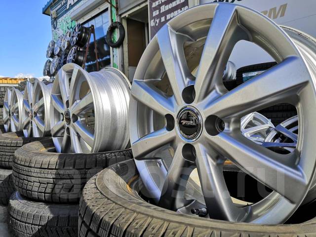 Литье 14 4x100 (Bridgestone) Б/П По России! Привезено из Японии, 14", 1 ...