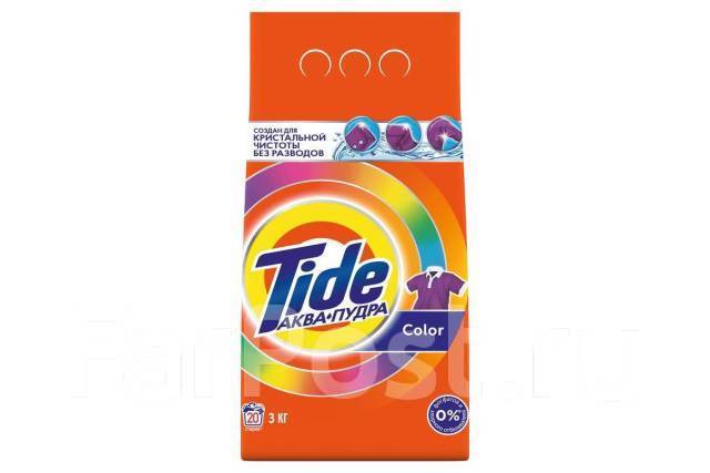 Стиральный порошок Tide (Тайд) Color Аква пудра автомат 3 кг, новый, в ...