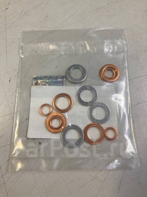 Комплект шайб под форсунки 12шт MD068355 MD070717 MD070718 4D56 ориг ...