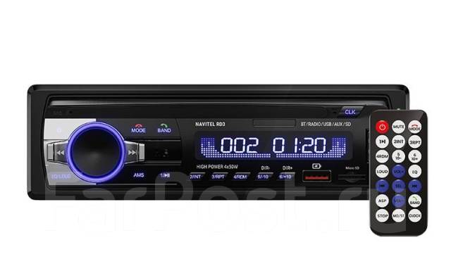 Автомагнитола Navitel RD3 1DIN 7 цветов, Bluetooth, FM, 2 USB, MicroSD ...