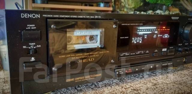 Кассетная дека Denon DR-70. Japan, б/у, в наличии. Цена: 31 000₽ во ...