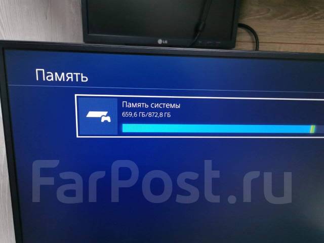 Sony Playstation 4 Slim 1TB (2208b) джойстик + аккаунт с играми, б/у, в ...