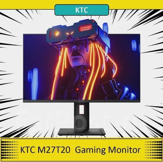 Игровой монитор KTC M27T20, 27",2560x1440, HDR,165 Гц (Mini-LED 576), ЖК (LCD, LED, QLED), VA ...