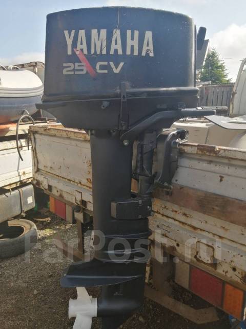 Лодочный мотор yamaha 25, 25,00 л.с. L (508 мм), бензиновый, 2-тактный ...