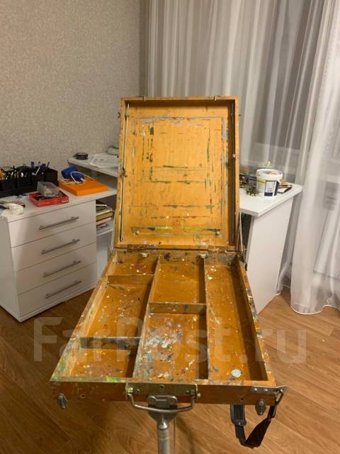 Этюдник (мольберт), б/у, в наличии. Цена: 2 500₽ во Владивостоке