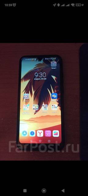 Хонор 8а, 64 гб, моноблок, бирюзовый, 4G LTE, NFC, б/у, в наличии. Цена ...