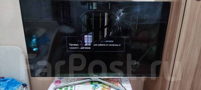 Samsung led40, б/у, в наличии. Цена: 5 000₽ во Владивостоке