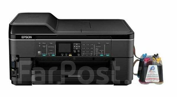 Принтер МУФ Epson WF-7510 с СНПЧ, б/у, в наличии. Цена: 5 000₽ во ...