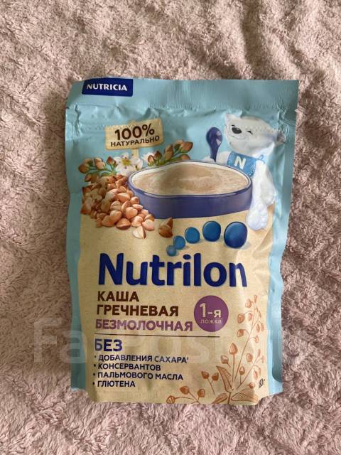 Каша безмолочная Nutrilon, в наличии. Цена: 200₽ во Владивостоке