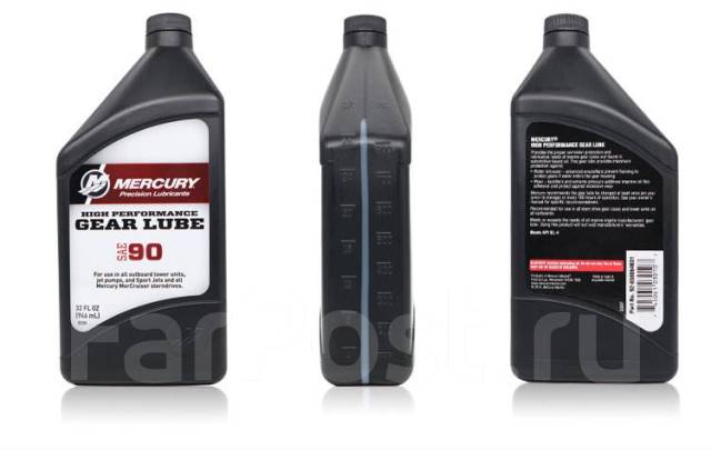 Оригинальное Масло Mercury Quicksilver Gear Lube SAE90 Synthetic ...