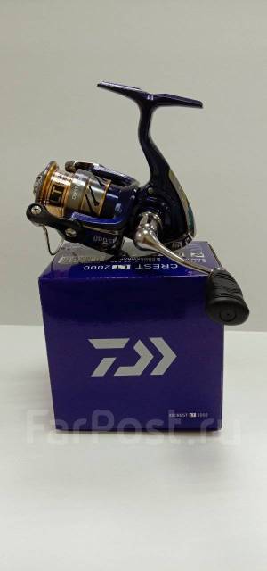 Катушка рыболовная безынерционная Daiwa Crest 2000LT, новый, в наличии ...