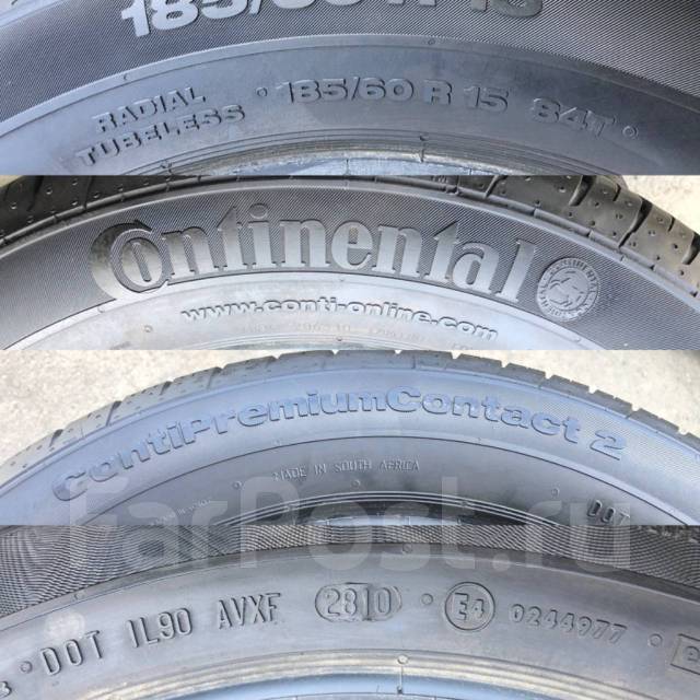 Continental ContiPremiumContact 2, 185/60 R15 84T, 15", 1 шт, в наличии ...