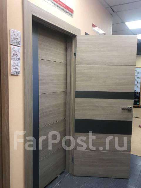 Межкомнатные двери в комплекте (Полотно, Короб, Наличник 5 шт), новый ...