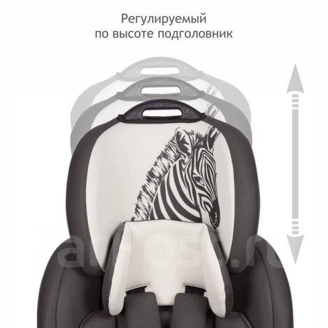 Детское Автокресло 9-36кг Siger «СТАР Isofix», Зебра, новый, в наличии ...