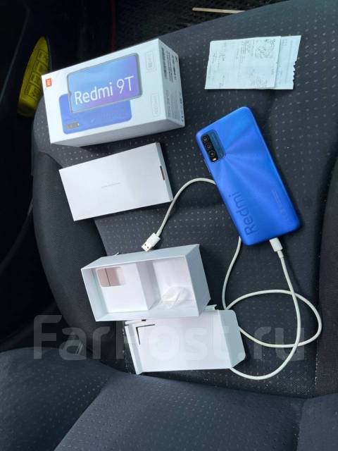 Xiaomi Redmi 9t twilight blue 4gb ram 64 gb, 64 гб, 6.53", моноблок ...