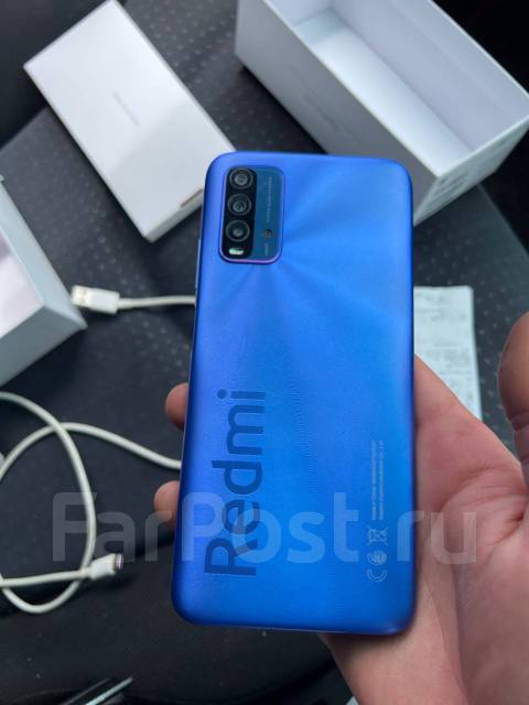 Xiaomi Redmi 9t twilight blue 4gb ram 64 gb, 64 гб, 6.53", моноблок ...