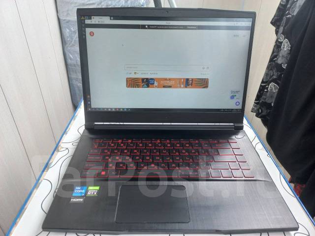 Ноутбук MSI GF63 Thin 11UC-897XAE Core i7 11800H/8Gb/256Gb SSD/NV RTX3 ...